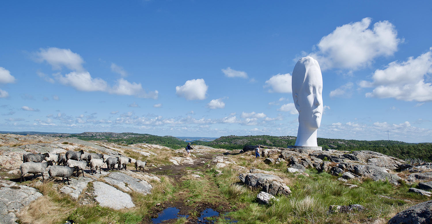 Skulptur i Pilane konstutställning på Tjörn