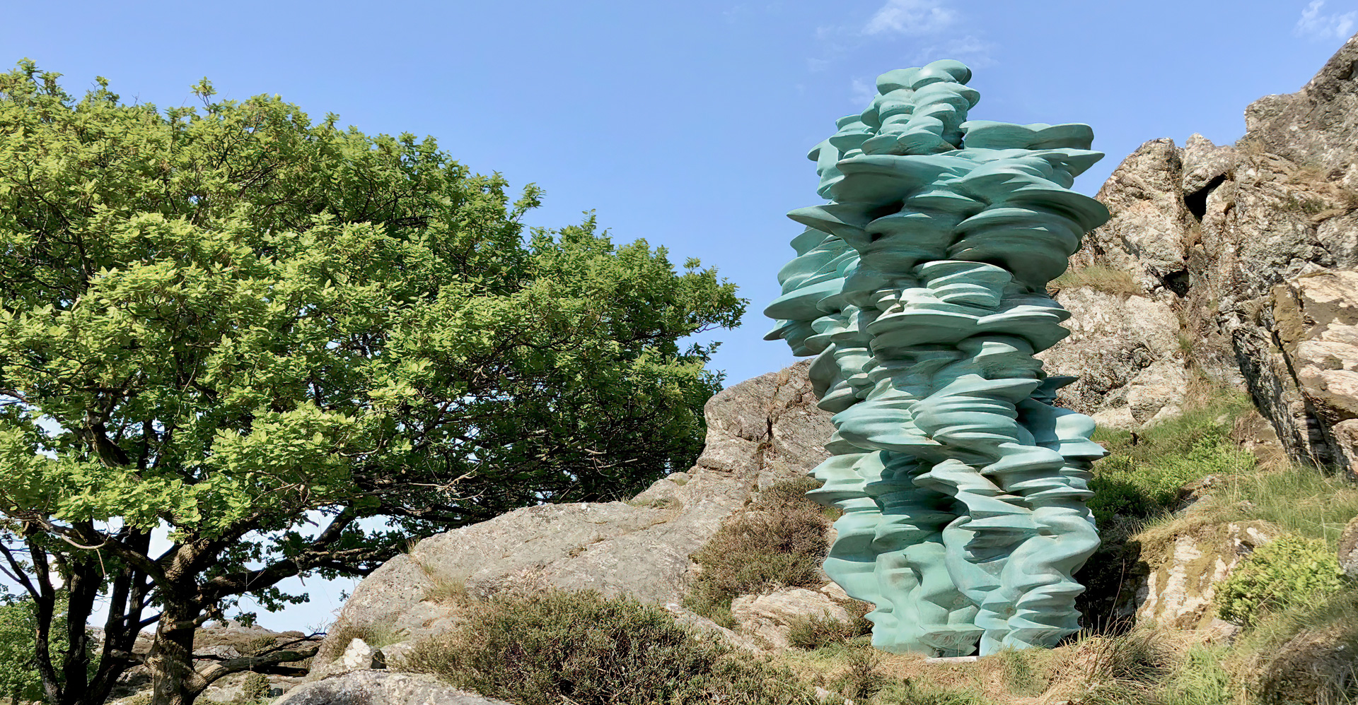 Skulptur i Pilane konstutställning på Tjörn