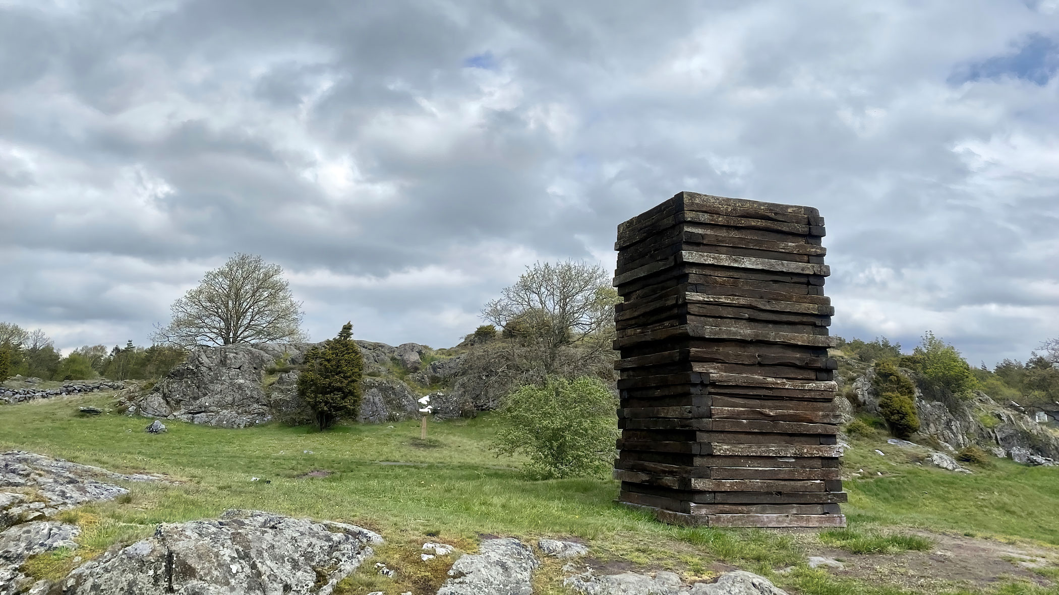 Skulptur i Pilane konstutställning på Tjörn